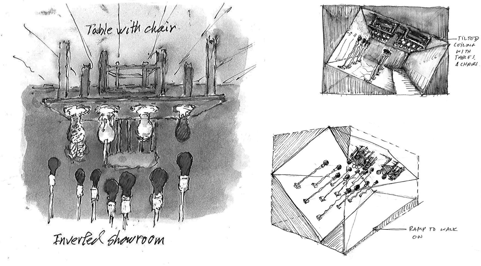 Reverse Room: a surreal, upside-down installation by James Wines ...