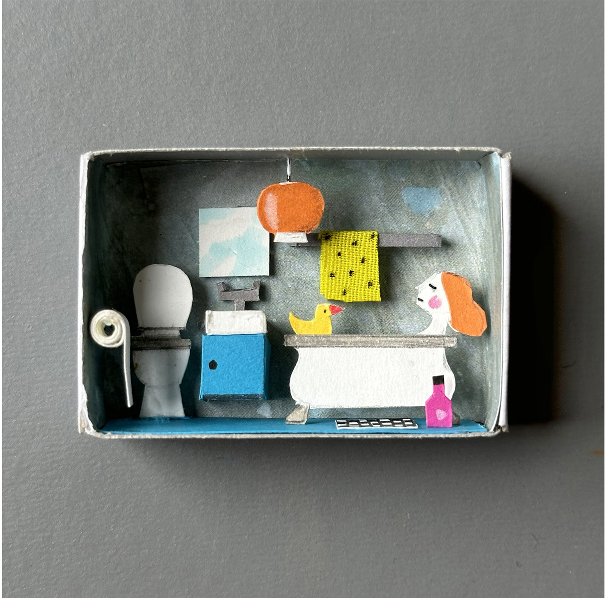 Tiny tales and bright lights in Antje Damm's Matchbox Dioramas - Foscarini
