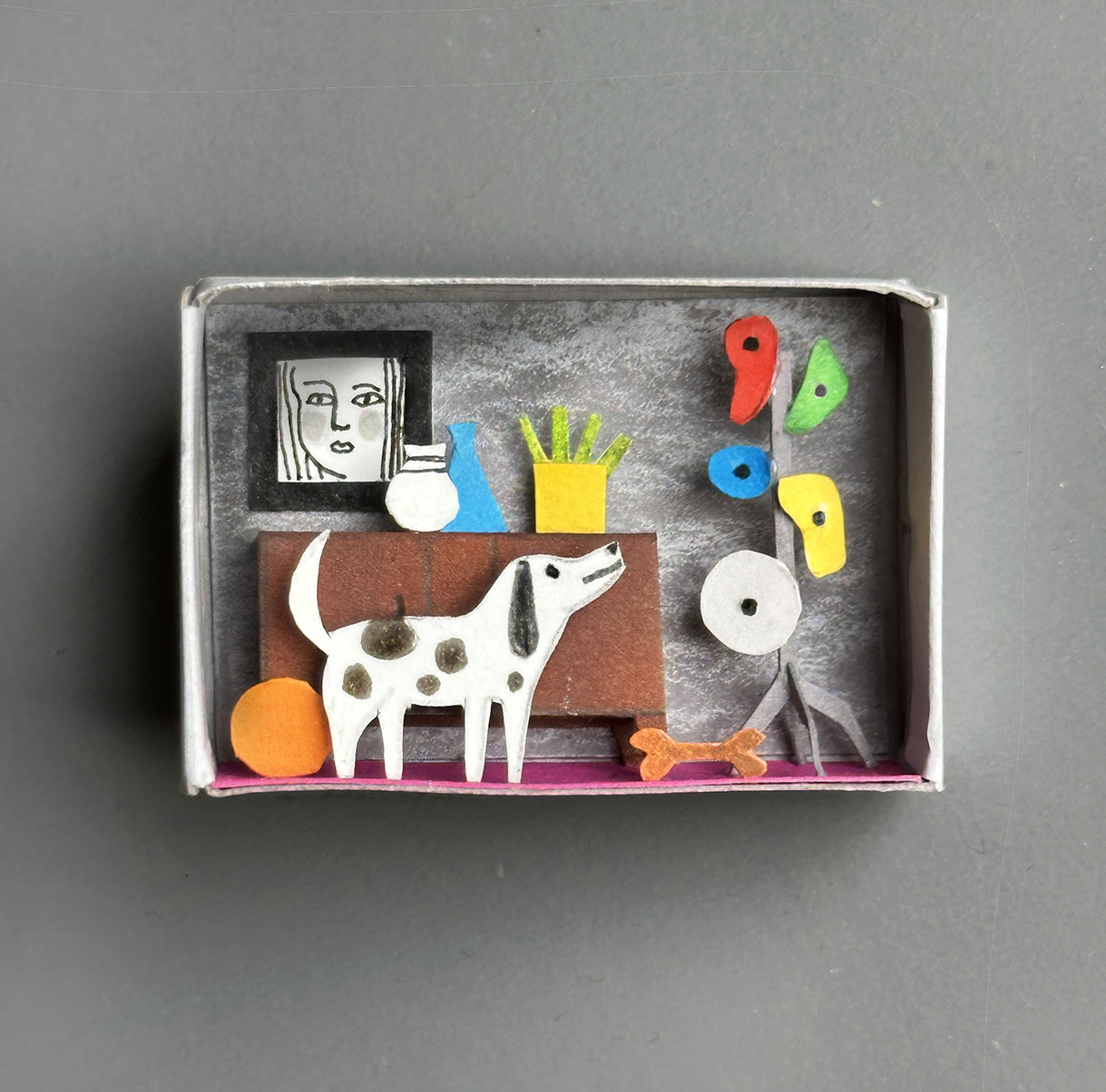 Tiny tales and bright lights in Antje Damm's Matchbox Dioramas - Foscarini